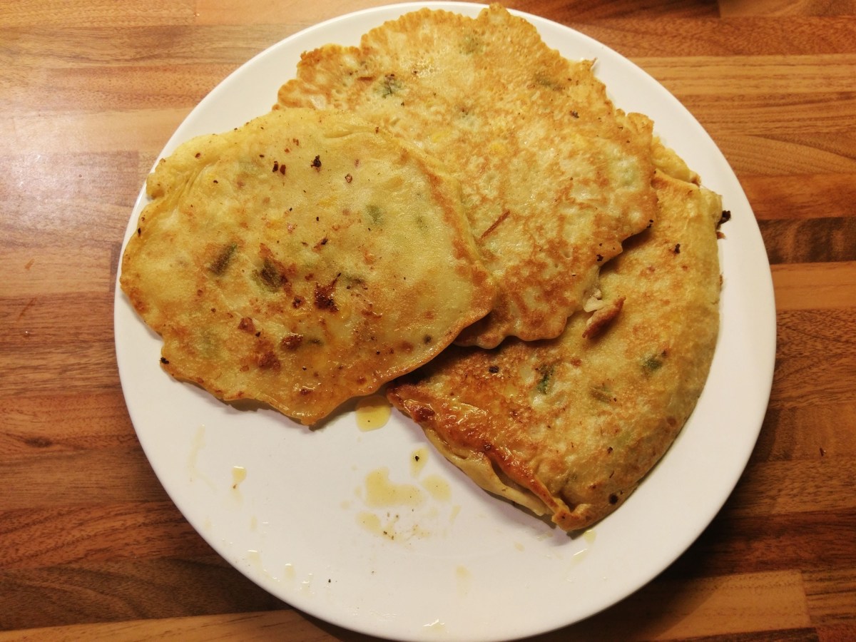 Ash Wednesday sweetcorn and spring onion pancakes – Shove a Lemon Up It